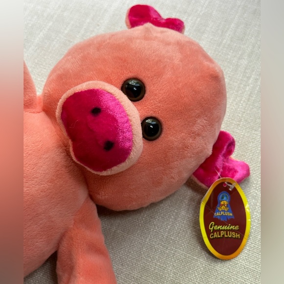 Genuine Calplush | Toys | Nwt Pink Pig Genuine Calplush Cal Plush Farm ...